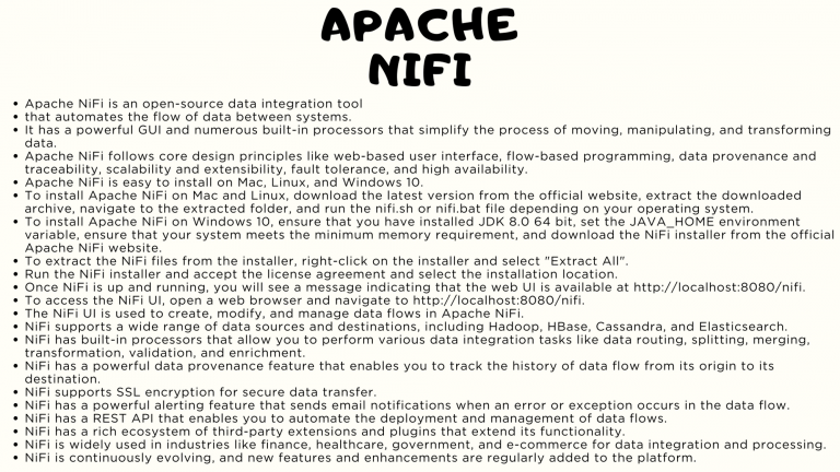 🌀 Apache Nifi - Full Tutorial 2023 – Haizly